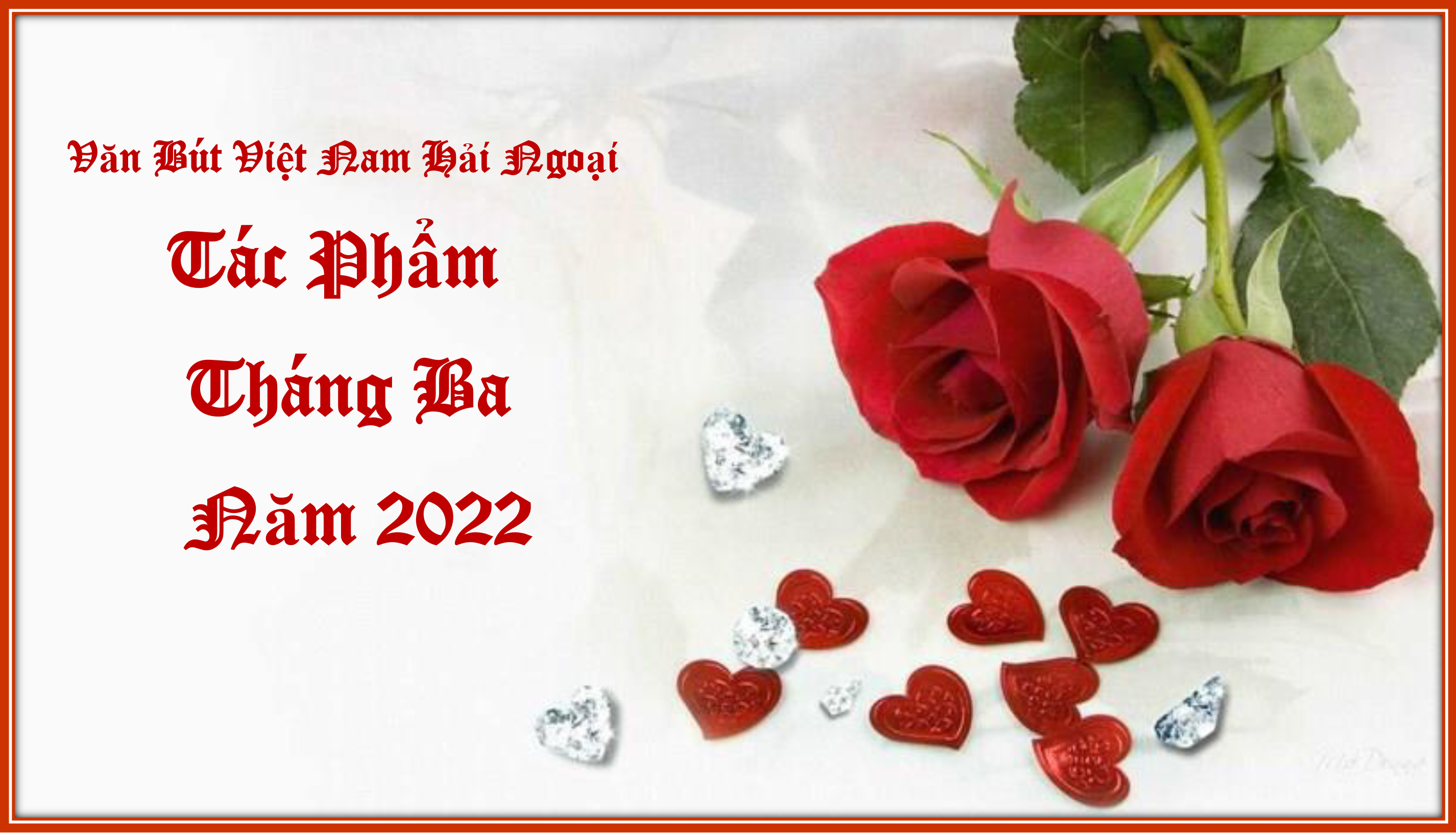 THÁNG BA – chúc mừng tác phẩm mới